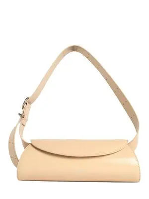 JIL SANDER Small 'cannolo' Leather Bag - Beige