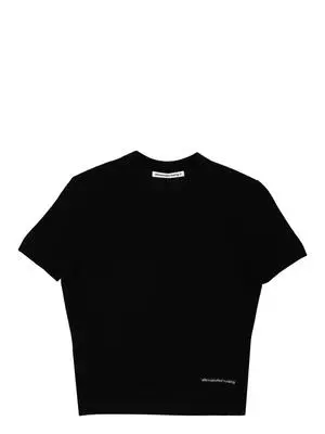 Alexander Wang T-shirt With Logo - Black