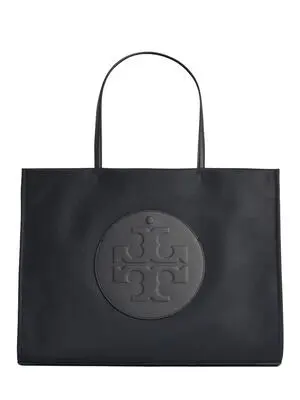 Tory Burch Large 'ella' Nylon Tote - Black