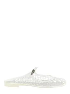 Tory Burch Mello Mary Jane Jelly Sabots - White