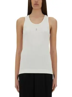 Givenchy Logo Tank Top - White