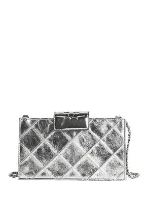 Tory Burch Lear Crossbody Bag - Silver