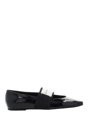 Givenchy Sliced Square Ballerinas - Black
