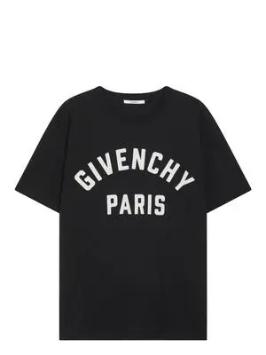 Givenchy Short Sleeve Logo T Shirt - Black