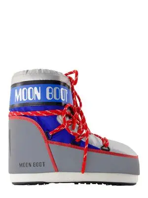 Moon Boot Icon Low Space Racing Ankle Boots - Multicolor