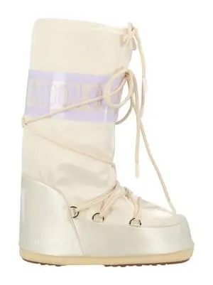 Moon Boot Icon Pearly Tall Boots - Ivory