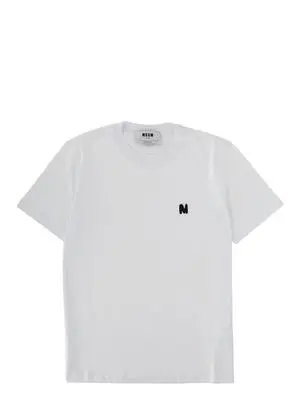 MSGM Monogram Logo T-shirt - White