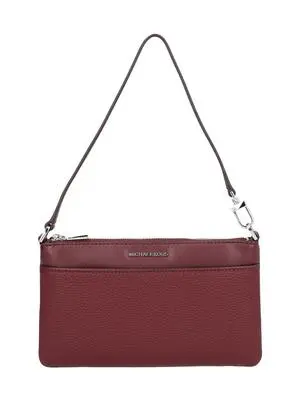 Michael Kors Leather Clutch - Bordeaux