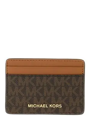 Michael Kors Logo Cardholder - Brown