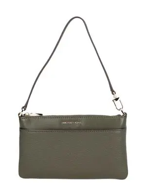 Michael Kors Leather Clutch - Green