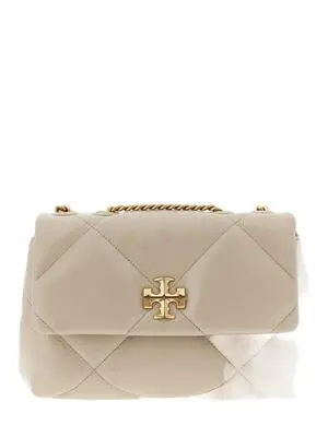 Tory Burch Kira Diamond Quilted Crossbody Bag - White
