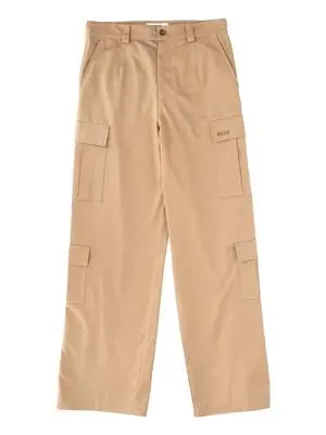 MSGM Oversized Cargo Pants - Beige