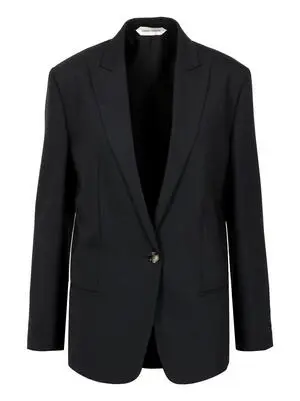 Alberta Ferretti Single-breasted Blazer - Black