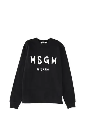 MSGM Sweatshirt With Logo - Black