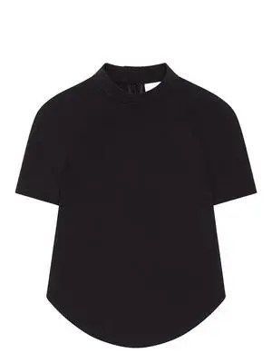 COURREGES Circle Heritage Top - Black