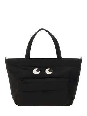 ANYA HINDMARCH Mini 'eyes' Tote Bag - Black