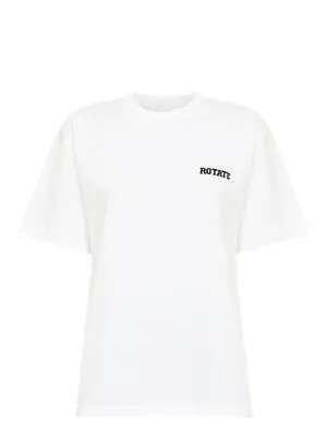 ROTATE BY BIRGER CHRISTENSEN Oversized Fit T-shirt - White