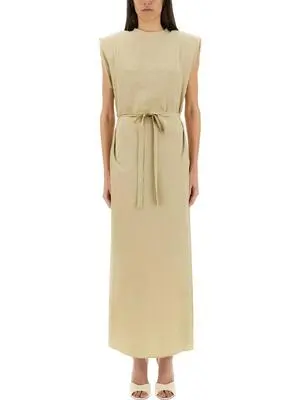 ALYSI Long Dress - Beige