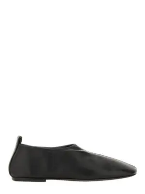 Dries Van Noten Leather Ballerinas - Black