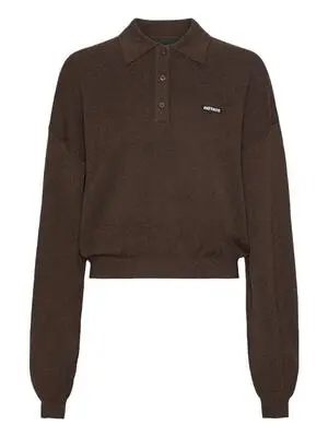 Remain Birger Christensen Logo Polo - Brown