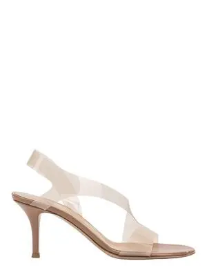 GIANVITO ROSSI Metropolis 70 Mm Heeled Sandals - Beige