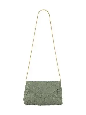 Dries Van Noten Textured Shoulder Bag - Green