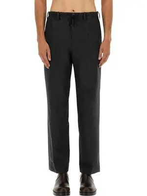 Dries Van Noten Tailored Wool Trousers - Grey