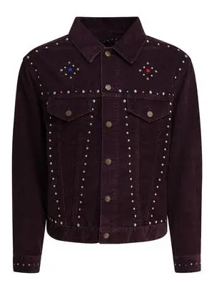 Needles Corduroy Trucker Jacket - Bordeaux