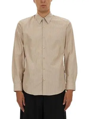 Dries Van Noten Striped Shirt - Beige