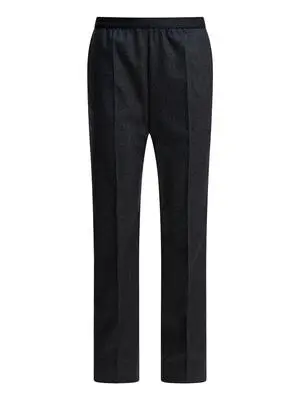 MAISON MARGIELA Straight Leg Wool Pants - Grey