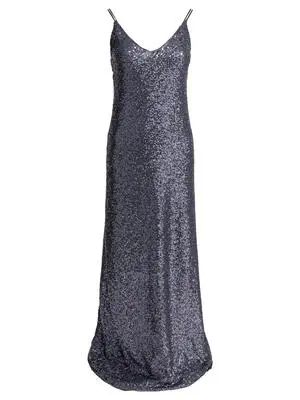 SEMPER Sequin Embellished Long Dress - Grey