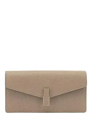 VALEXTRA Iside Clutch With Chain - Beige