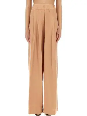Dries Van Noten Wide Leg Trousers - Pink