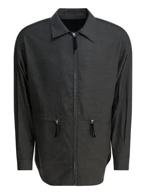 Comme Des Garçons Cotton Overshirt Jacket - Grey