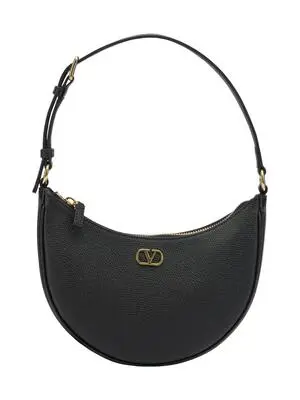 Valentino Garavani Mini Hobo Shoulder Bag - Black
