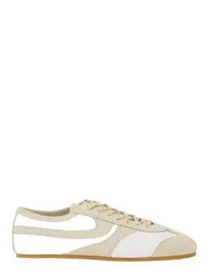 Dries Van Noten Leather And Suede Sneakers - White