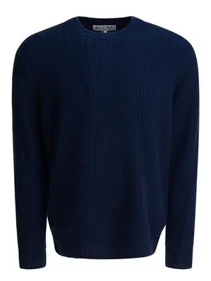 ALEX MILL Cashmere 'jordan' Sweater - Blue