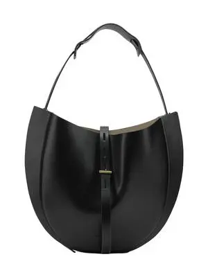 MINOBOSSI Leather Shoulder Bag - Black