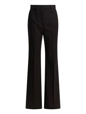 Max Mara Flare Wool Pants - Brown