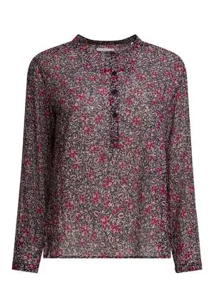 MARANT ETOILE Maria Floral Print Blouse - Fuchsia