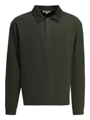 ALEX MILL Cotton 'rugby' Polo Shirt - Green