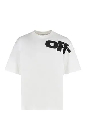 Off White Shared Logo Skate T Shirt - White