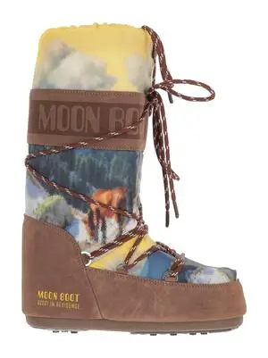 MOON BOOT X GUEST IN RESIDENCE Icon Boots - Red