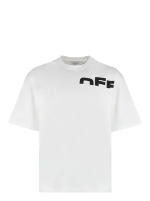 Off White Logo T Shirt - White