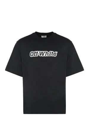 Off White Logo T Shirt - Black
