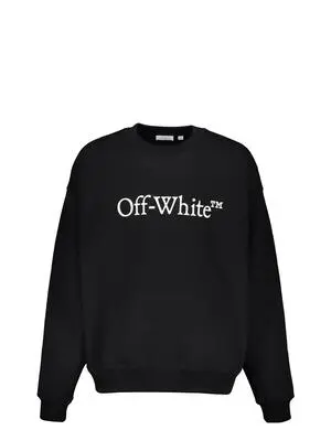 Off White Logo Sweatshirt - Black