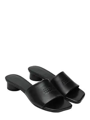 MAISON MARGIELA Anatomic Low Heel Sandals - Black