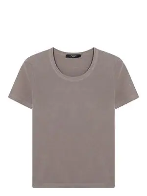 Max Mara Cotton-blend T-shirt - Purple