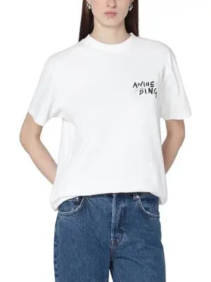 ANINE BING Logo T-shirt - White