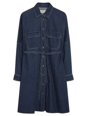 Max Mara Denim Shirt Dress - Blue